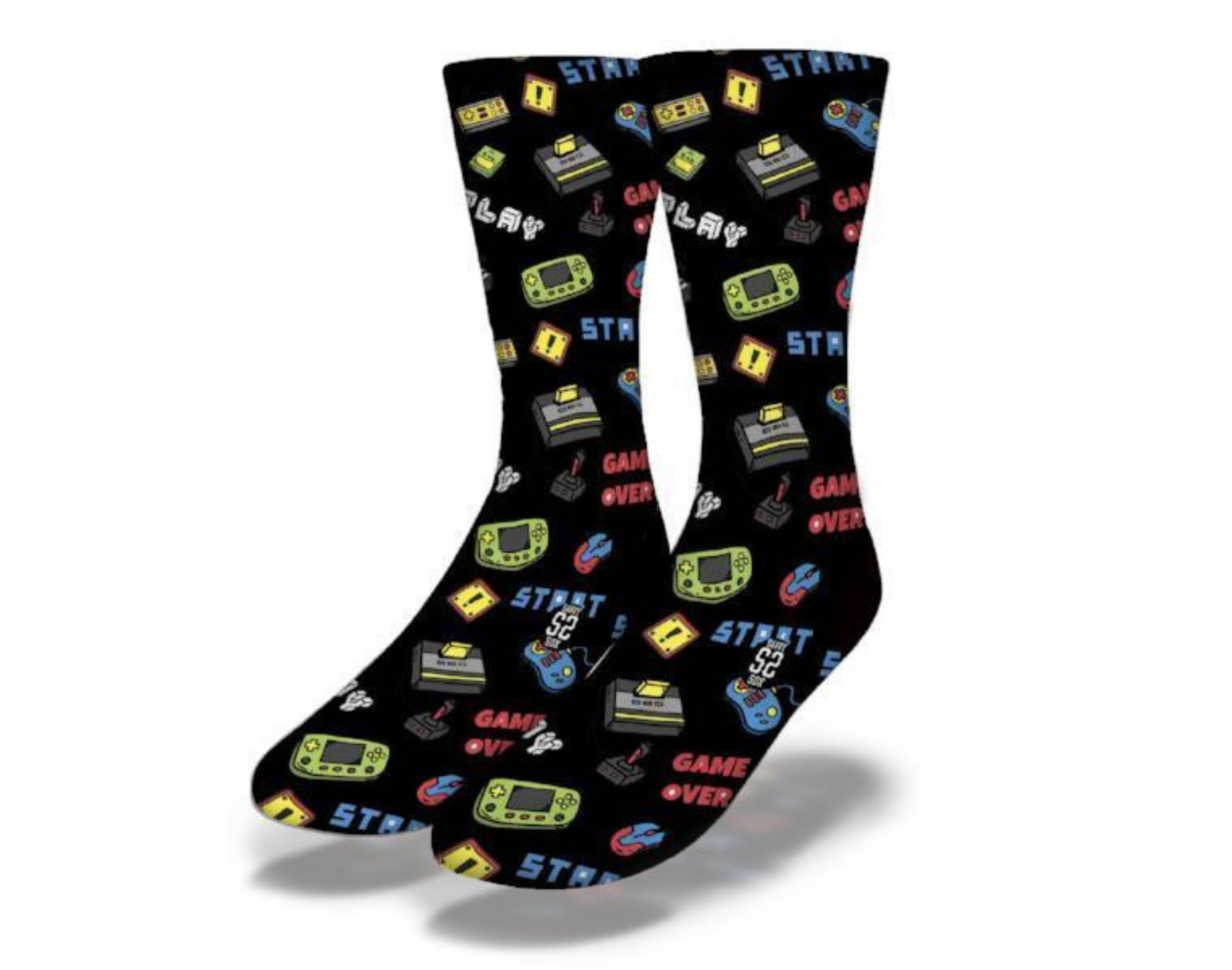80's GAMER PLAYER JOYSTICKS Fun Gaming Socks – Savvy Sox
