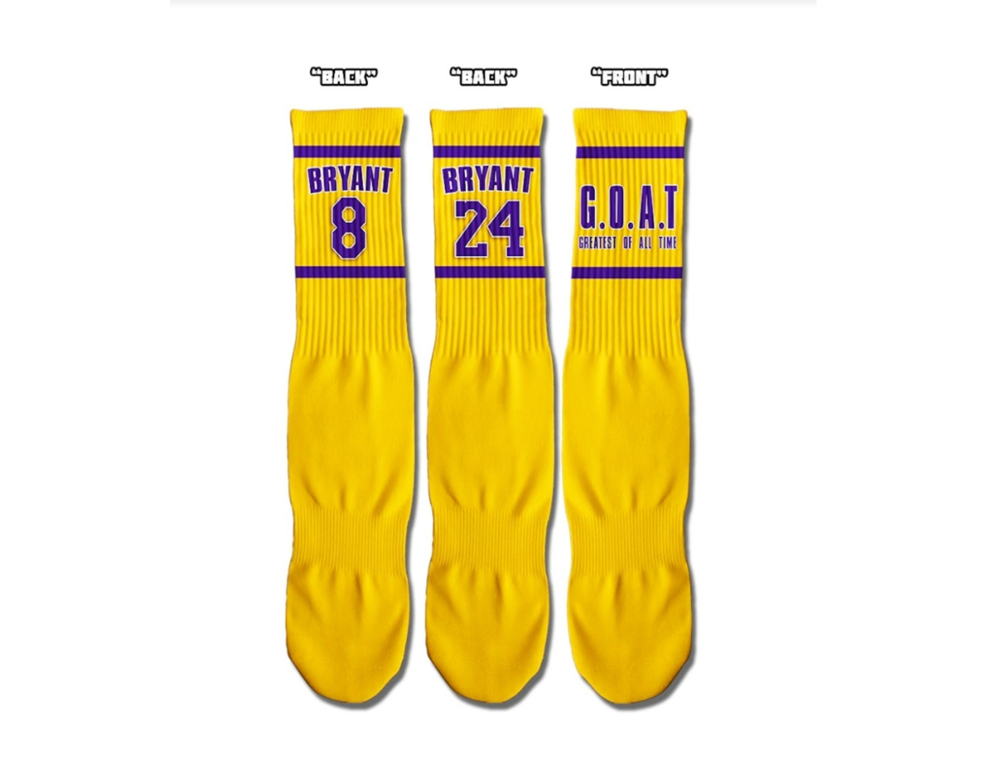 KOBE GOAT Fun Basketball Socks | Top Quality , Best Value – Savvy Sox