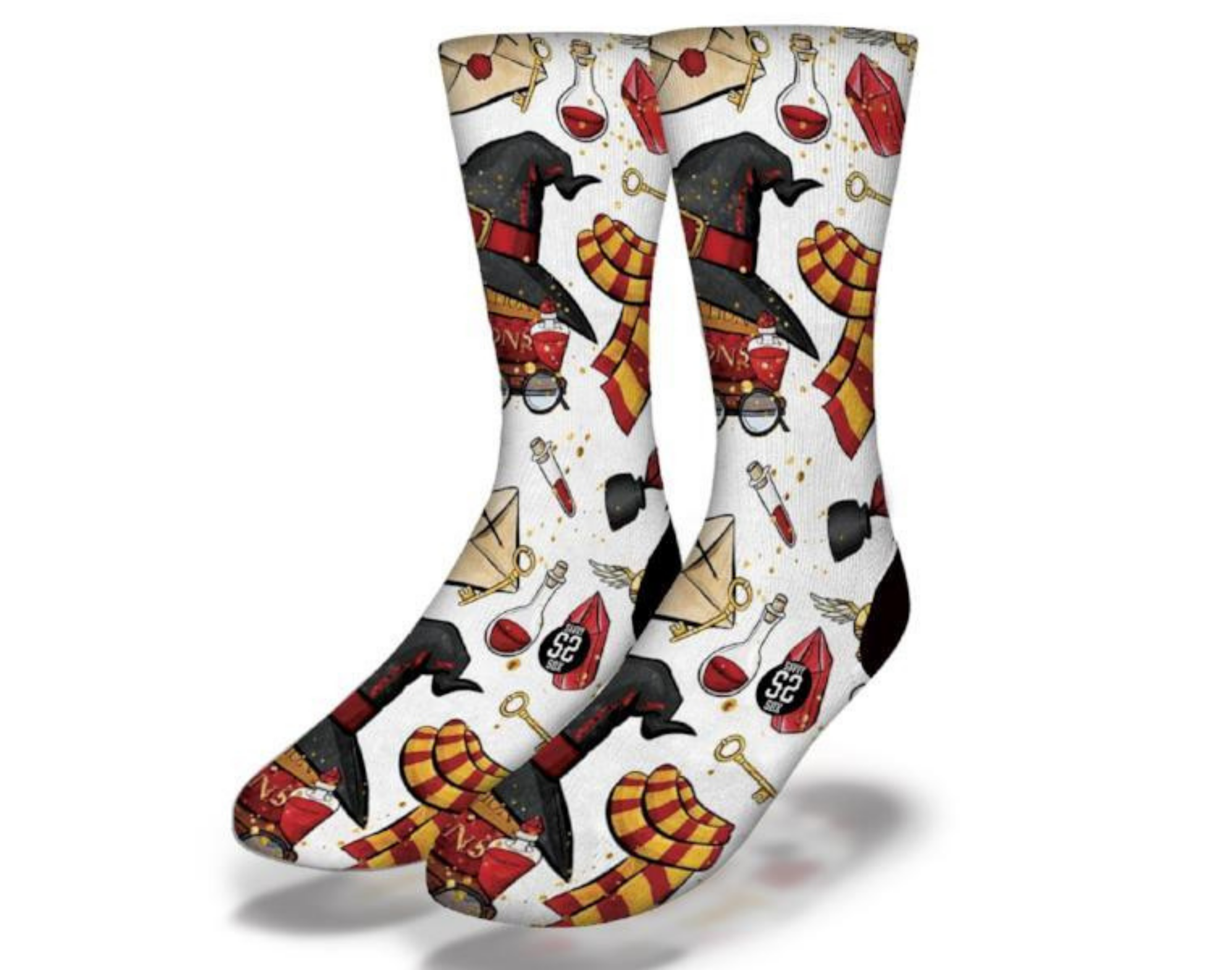 Wizard Socks White – Savvy Sox
