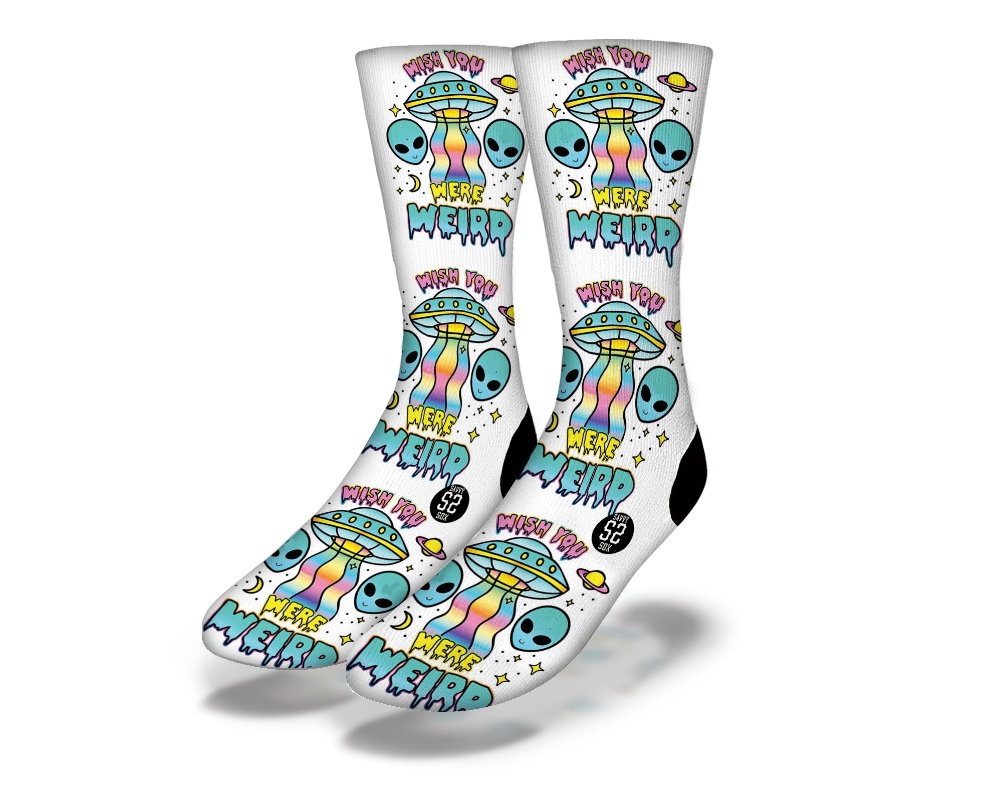 Wish You Were Weird Socks – Savvy Sox